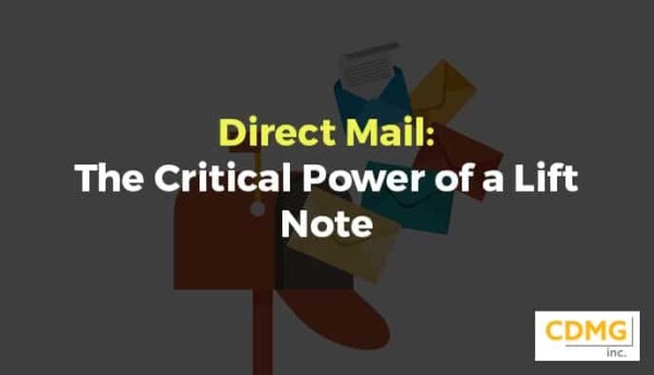 Direct Mail: The Critical Power of a Lift Note - Creative Direct ...